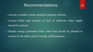 Detail Feasibility Study Of Wind Power Water Lifting Project in Mustang ...