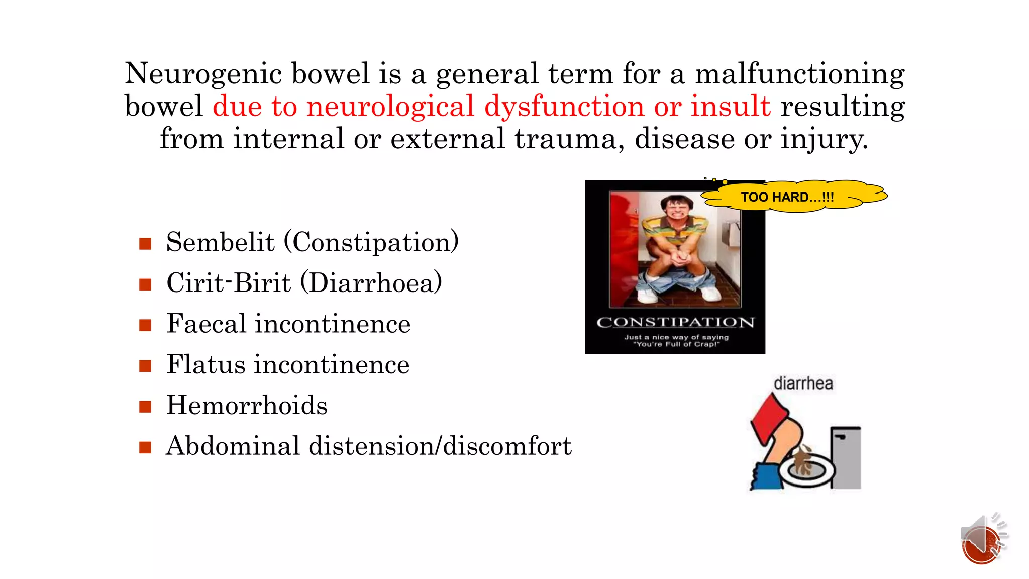 Final slide neurogenic bowel | PPTX