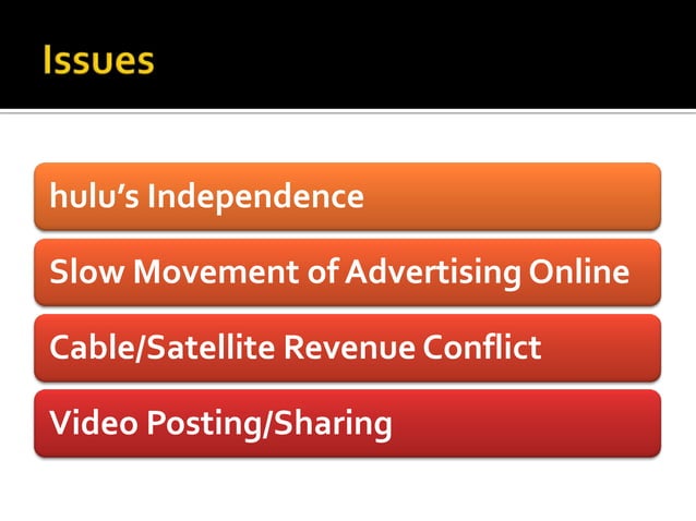 Strategy Presentation on Hulu | PPTX | Media Industry | Industries