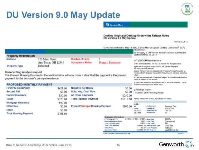 Desktop Underwriter® Training Webinar Slides