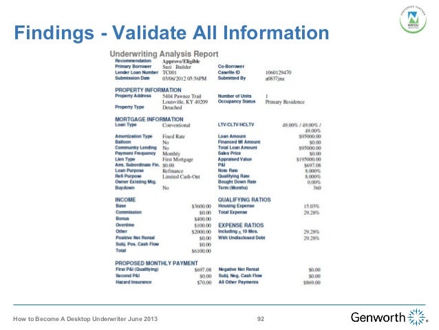 Desktop Underwriter® Training Webinar Slides