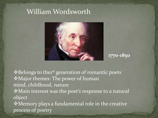 Romanticism in English Literature | PPTX