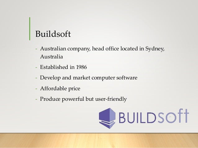 Buildsoft australia - irishblack