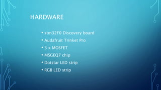 Music Visualizer - Embedded Systems | PPTX | Digital Audio | Computer Software and Applications
