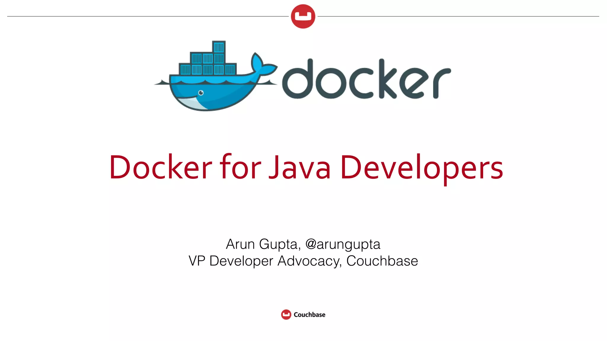 Docker for Java Developers | PPT