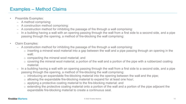 Considerations for Claim Drafting – Mechanical and Medical Device ...