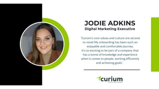 Curium New starters slides | PPTX
