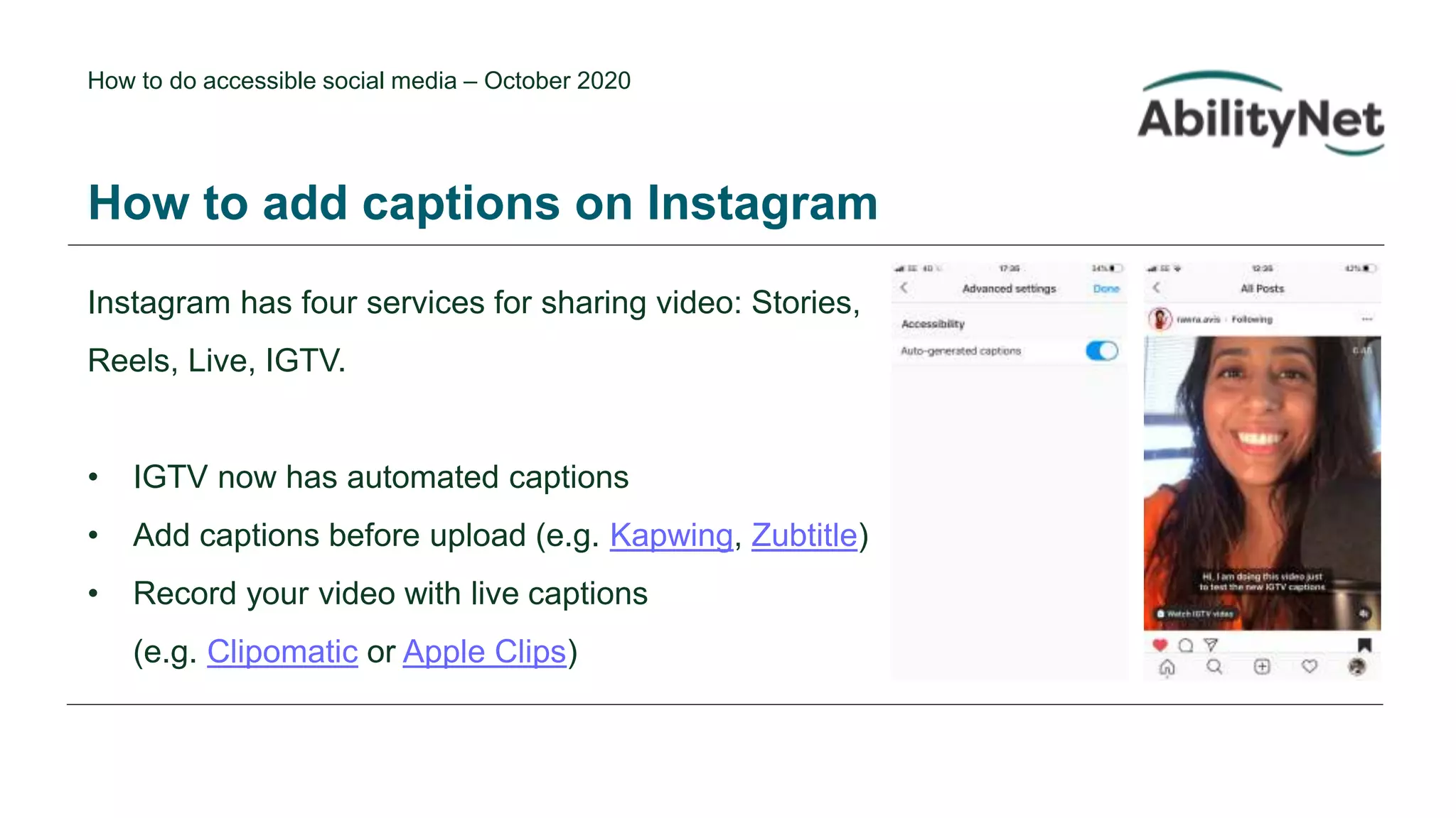 How to do accessible social media | PPTX