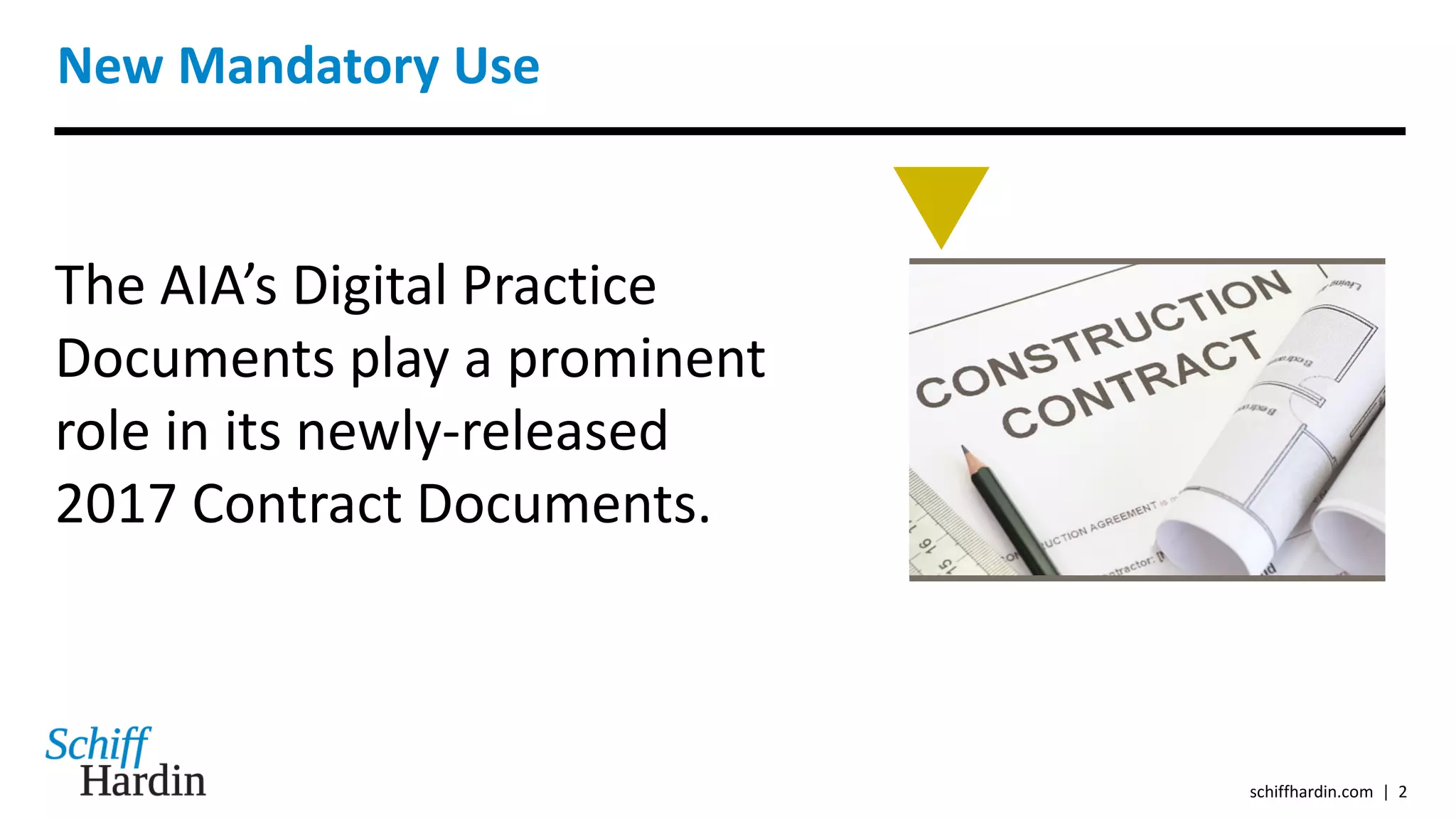 The NEW Role of the AIA's Digital Practice Documents | PDF
