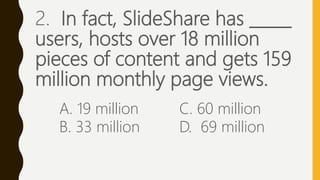 THINGS YOU NEED TO KNOW ABOUT SLIDESHARE | PPTX