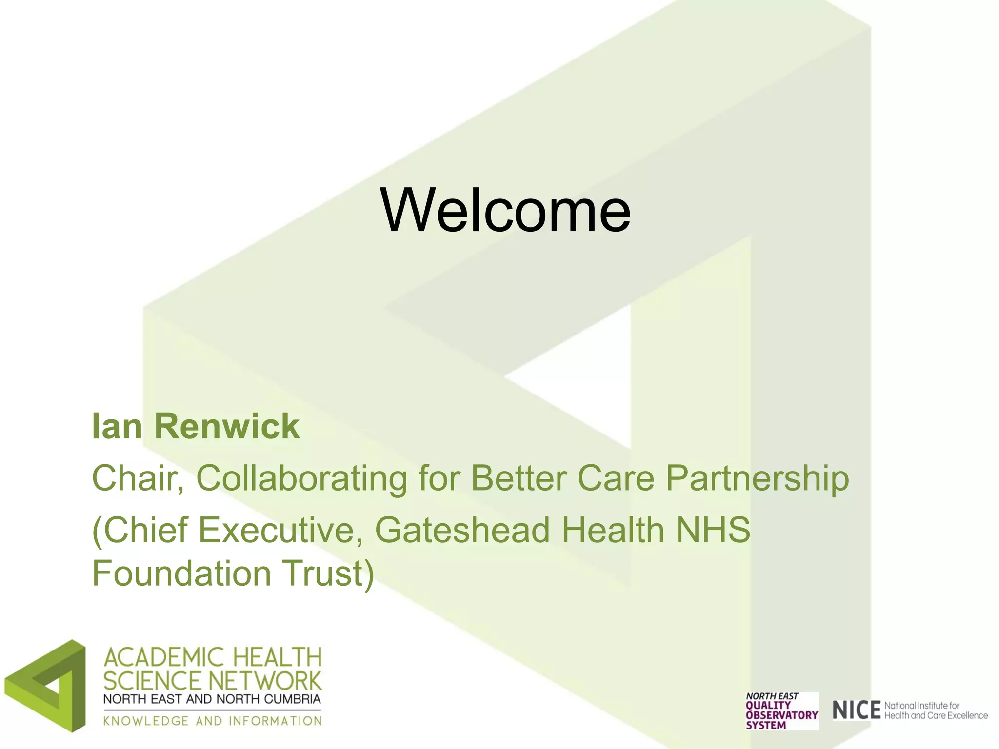 Master Class 'Getting New Ideas in to Practice' presentation ...