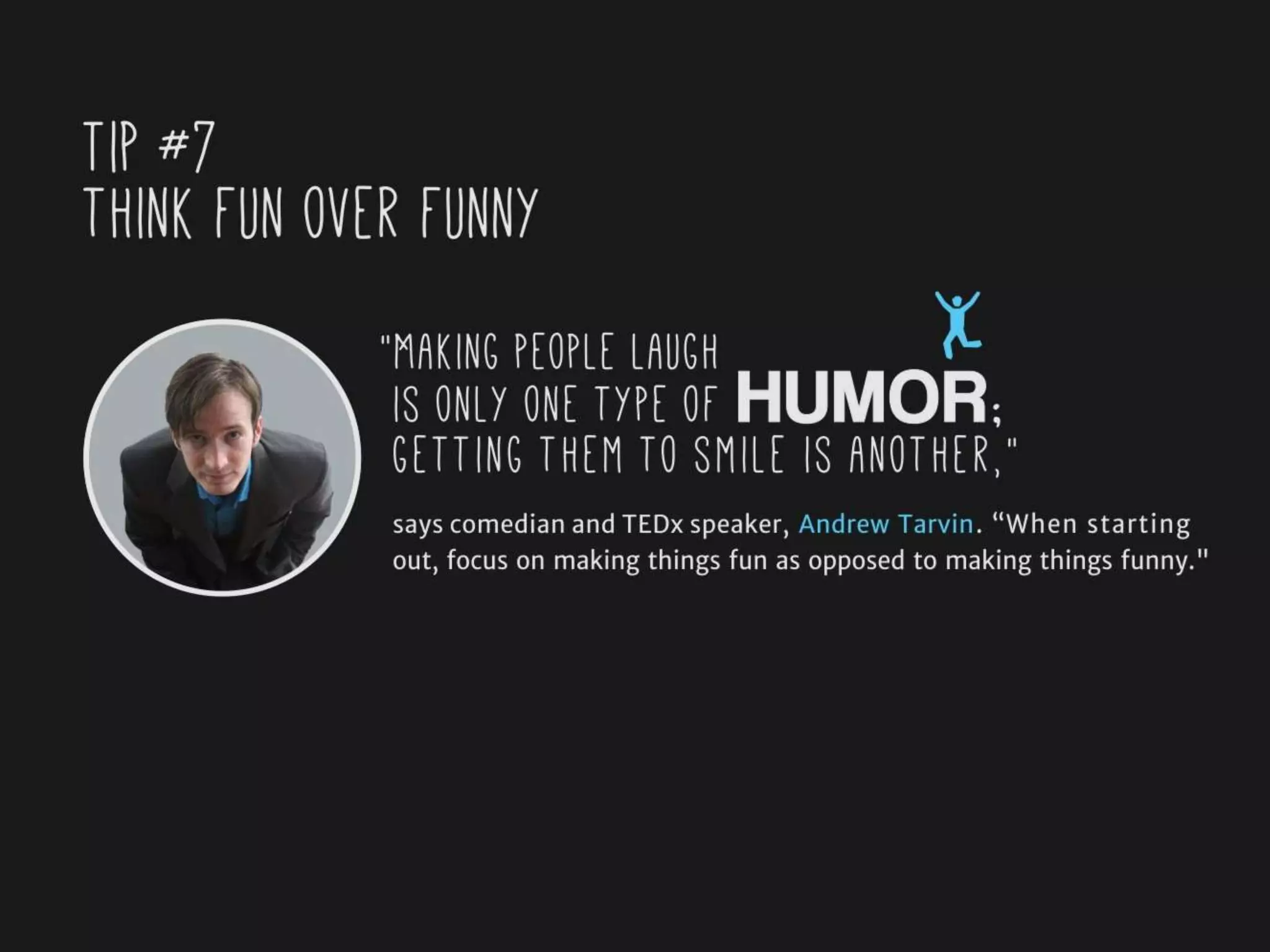 23 Tips From Comedians to Be Funnier in Your Next Presentation (via the ...