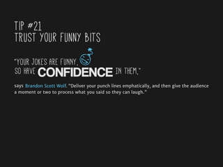 23 Tips From Comedians to Be Funnier in Your Next Presentation (via the ...