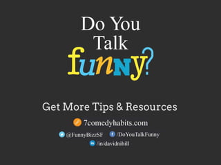 23 Tips From Comedians to Be Funnier in Your Next Presentation (via the ...