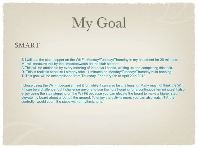 Final slideshow presentation | PPT