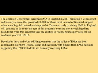 Final Slides On Ema | PPTX | Government Support and Welfare | Financial ...