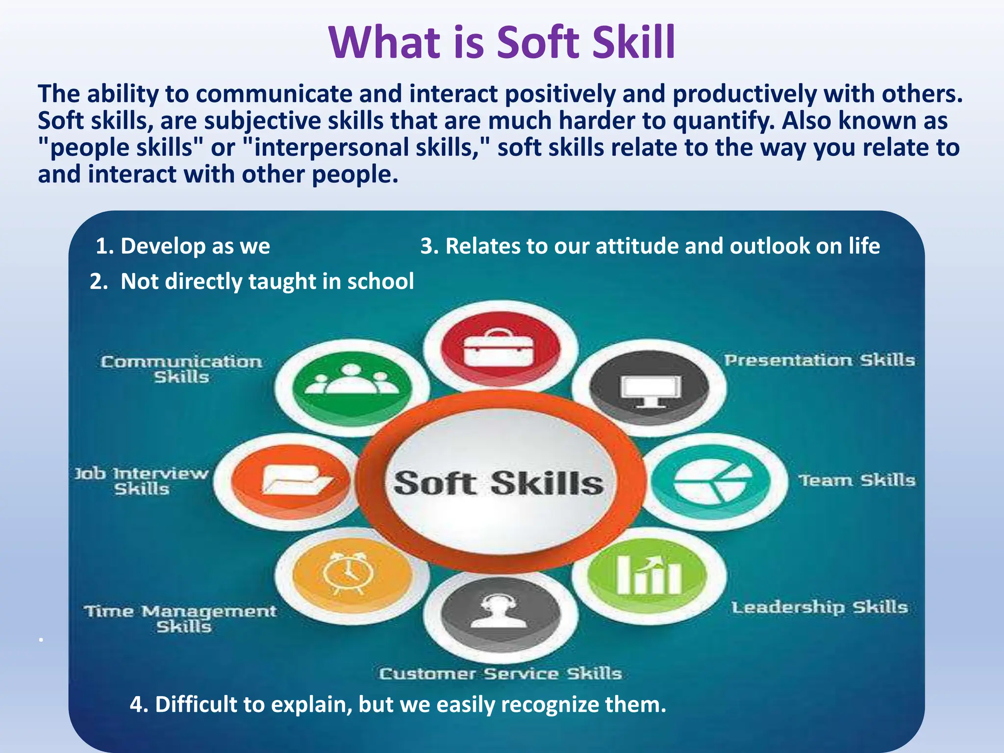 Final Soft Skill,how to improve your skill in real life. | PPT