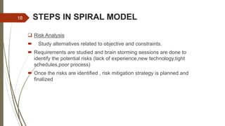 Waterfall, Spiral and iterative model | PPTX