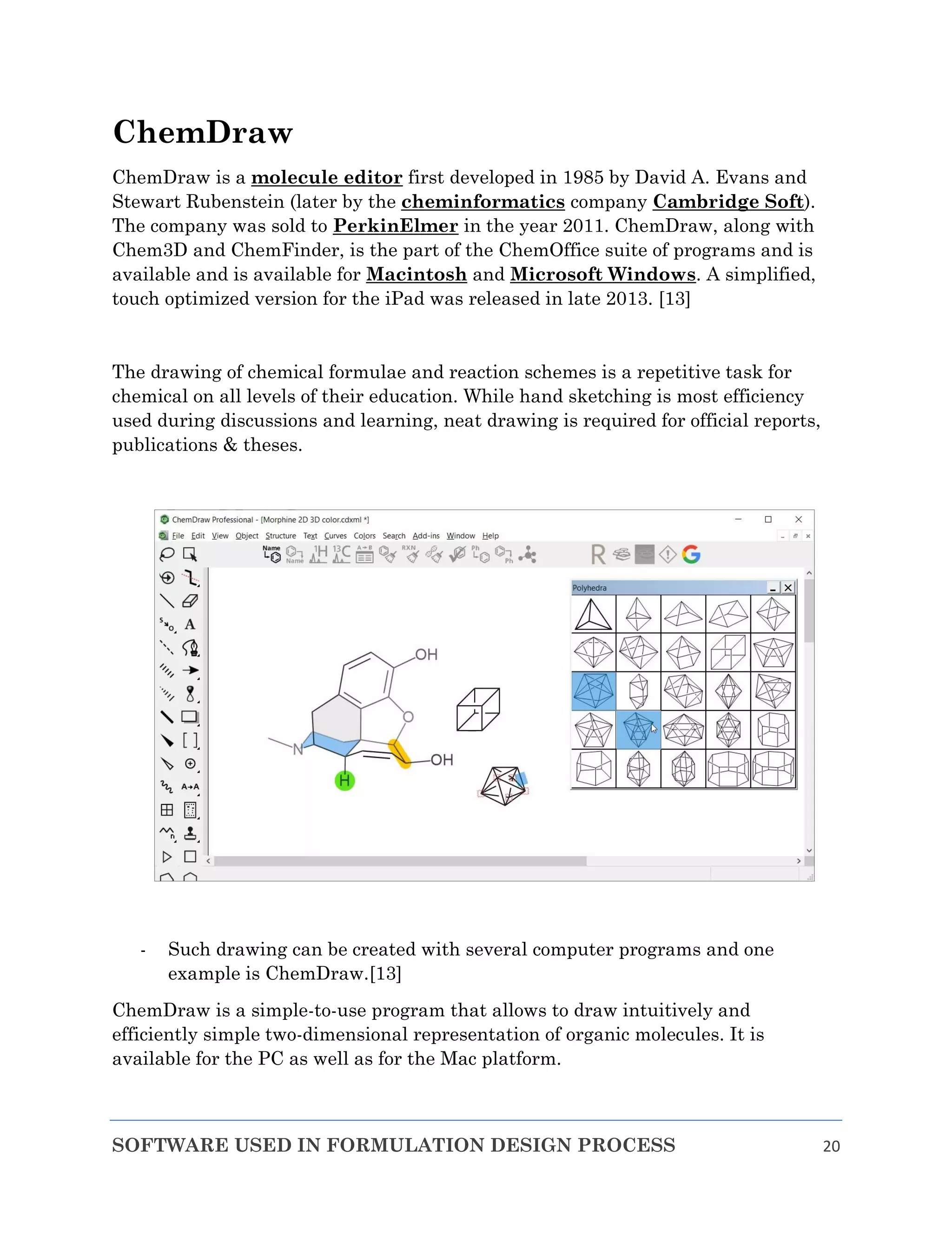 Software Used In Formulation Design Process (Pharmaceutics).Pdf