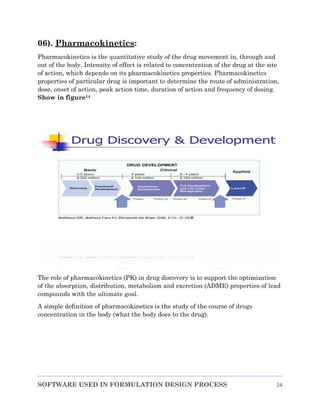 Software Used In Formulation Design Process (Pharmaceutics).Pdf