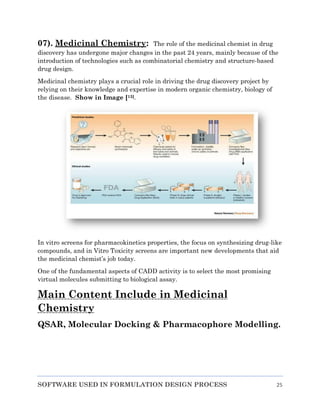 Software Used In Formulation Design Process (Pharmaceutics).Pdf