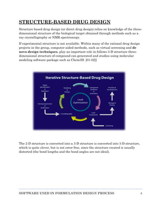 Software Used In Formulation Design Process (Pharmaceutics).Pdf