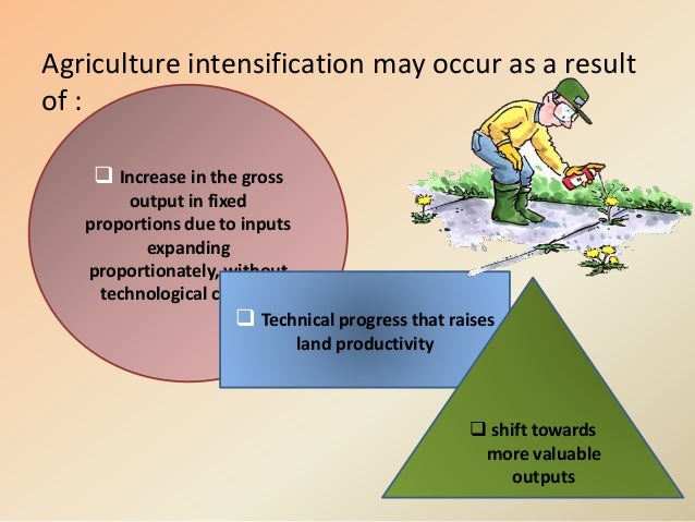 Intensified Agriculture and its Merits and Demerits