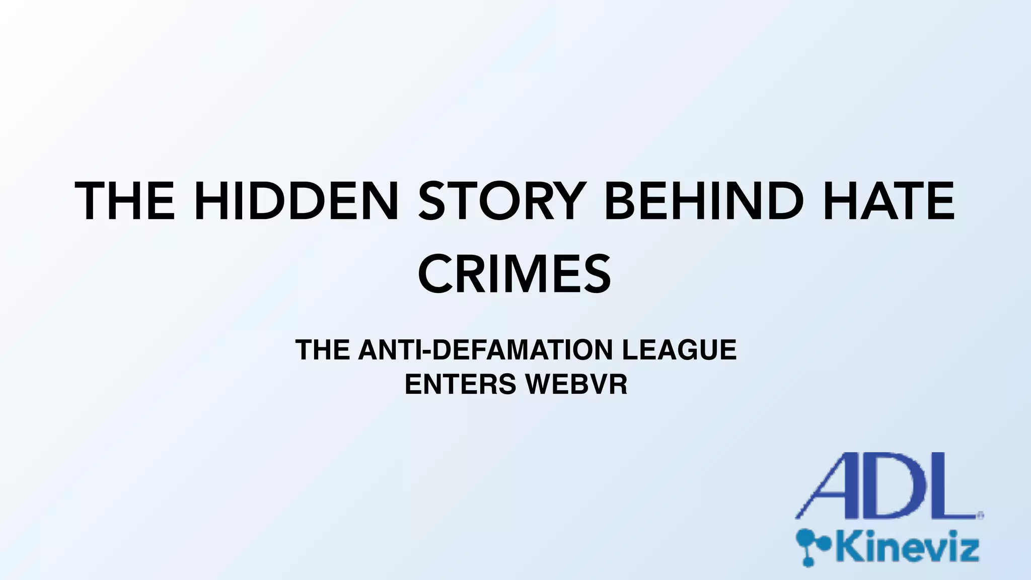 The Hidden Story Behind Hate Crimes: the Anti-Defamation League Enters ...