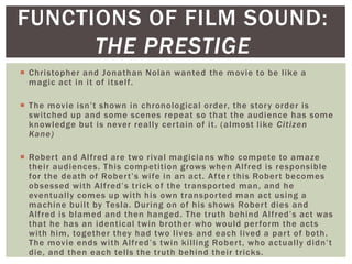 Final sound presentation for intro to film | PPTX