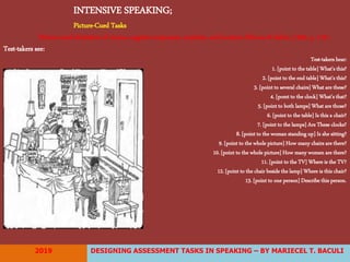 Final speaking assessment | PPT