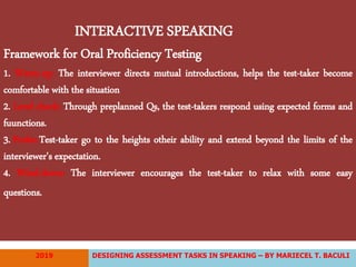 Final speaking assessment | PPT