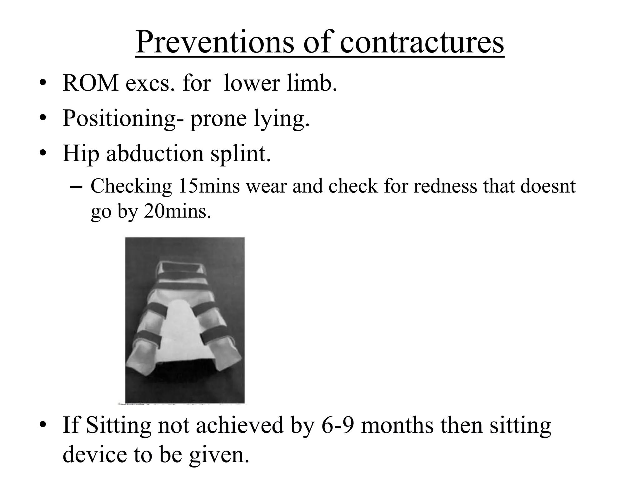 Spina bifida/ dysraphism - assessment and physiotherapy management | PPTX