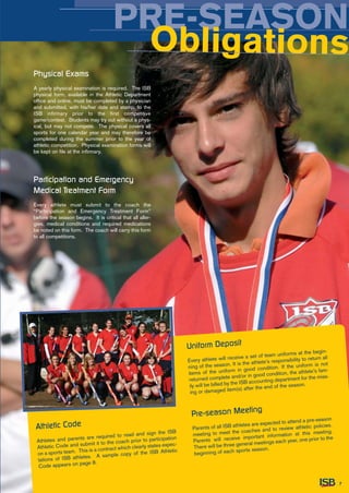 ISB Sports Handbook | PDF