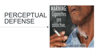 PPT Presentation on Perception | PPTX