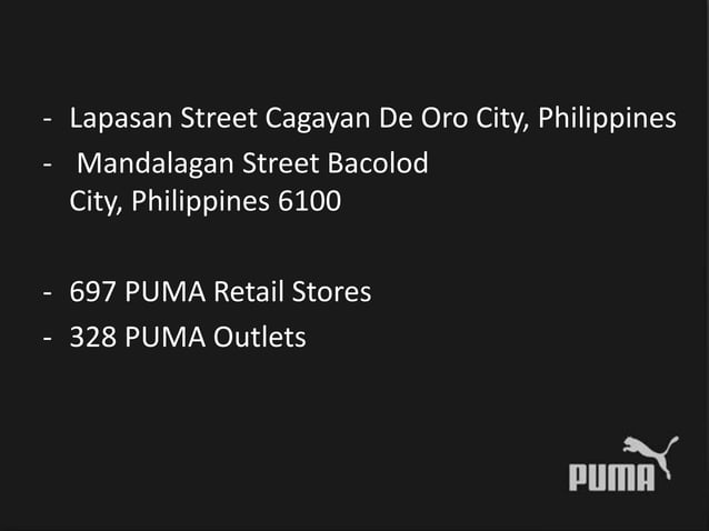 PUMA analysis | PPTX | Business | Business and Finance