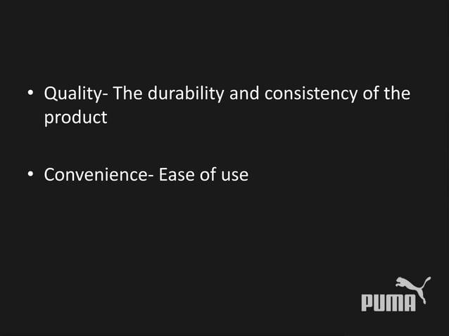 PUMA analysis | PPTX | Business | Business and Finance