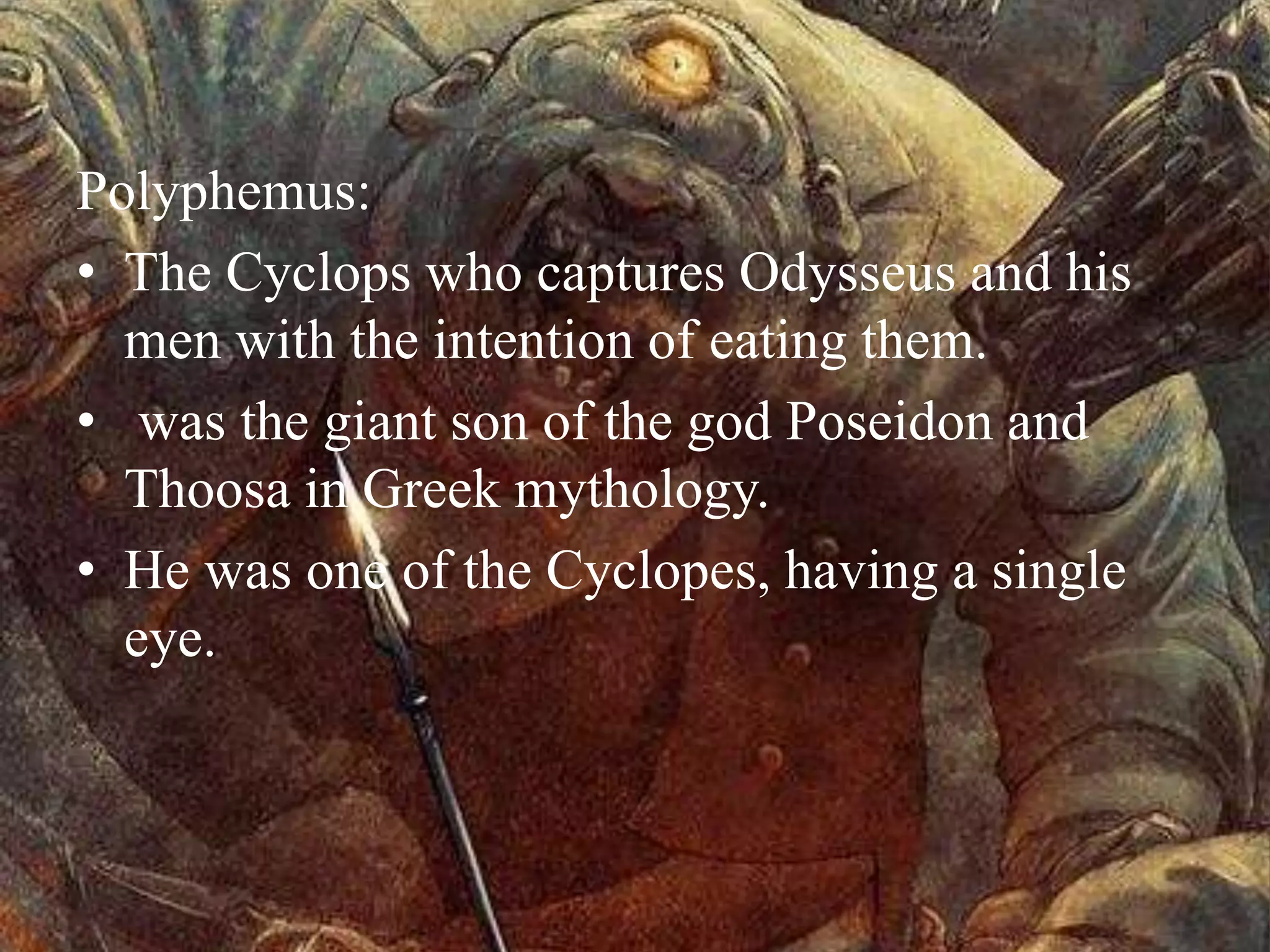 odyssey; the adventure of odysseus | PPTX