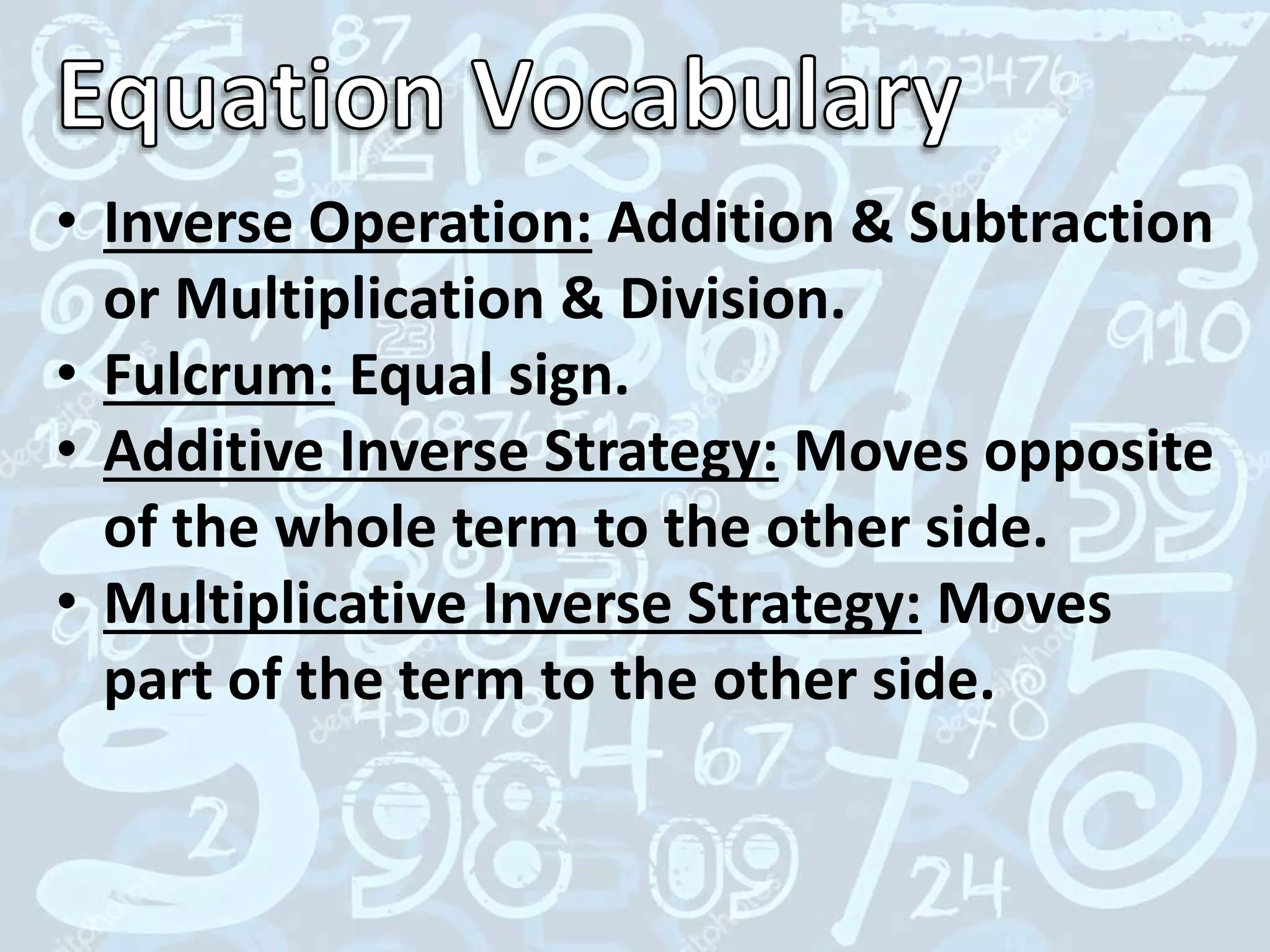 Pre-Algebra Final Review | PPTX