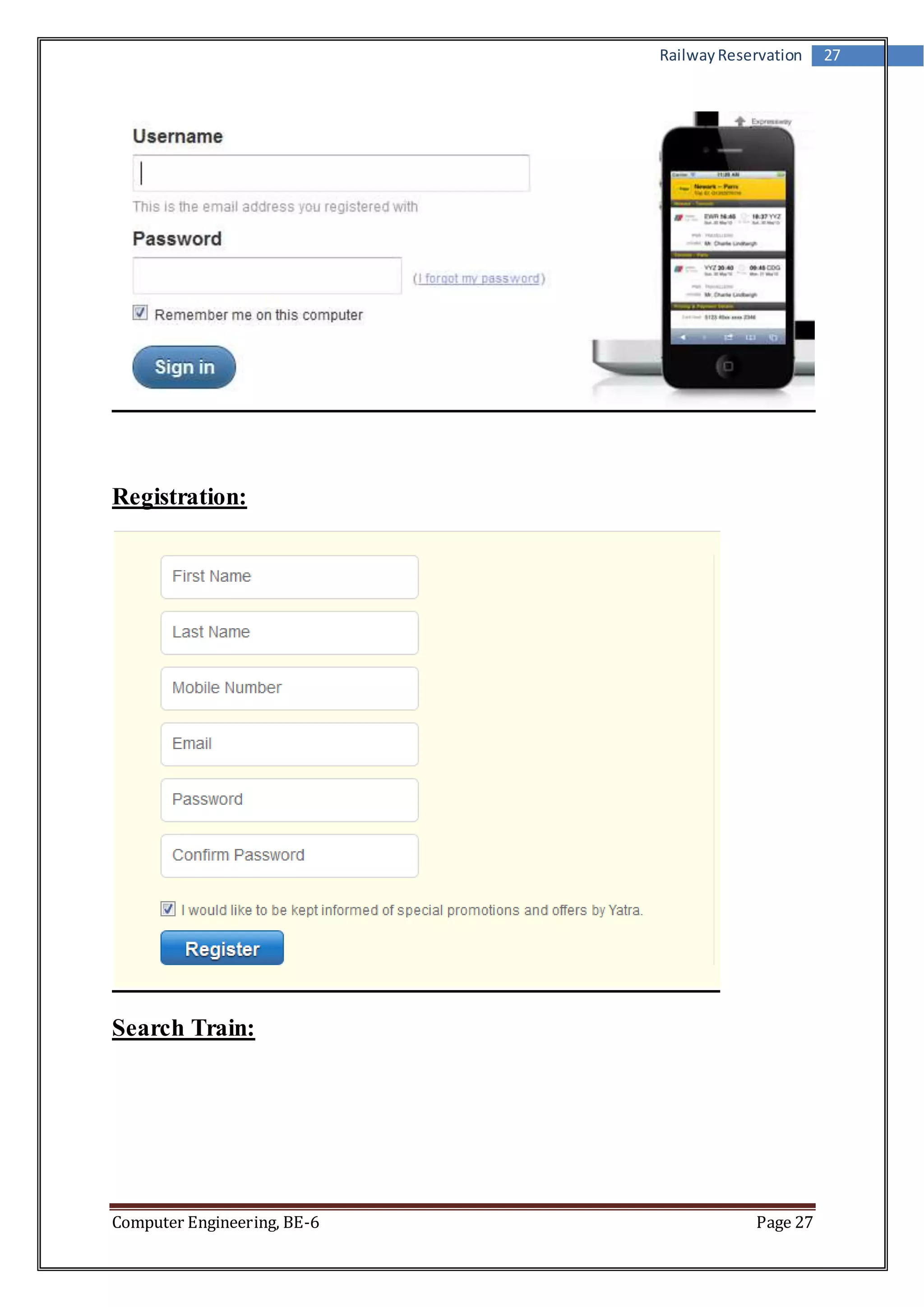 srs for railway reservation system | DOCX