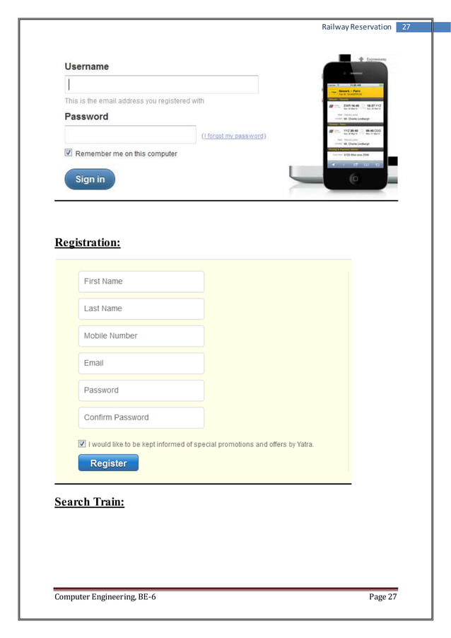 srs for railway reservation system | DOCX