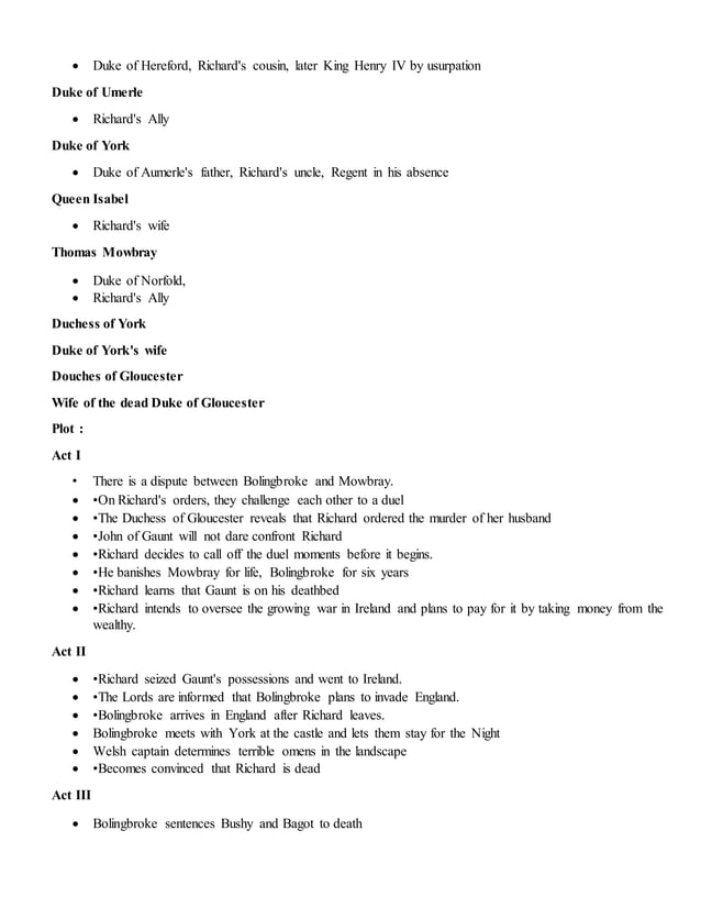 Elements of some Shakespearean play | DOCX