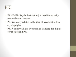 PKI & SSL | PPTX