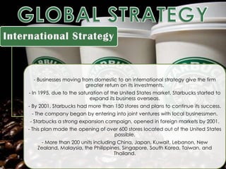 The Operation Management Strategies of Starbucks | PPTX