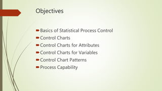 Statistical Process Control in Detail | PPTX