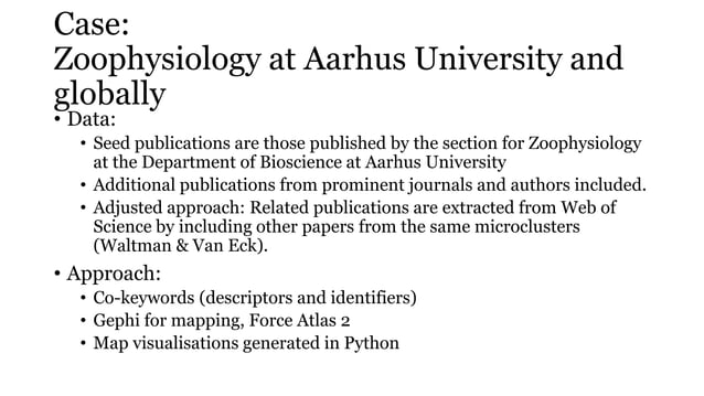 STI 2018 : science maps and strategic thinking | PPT