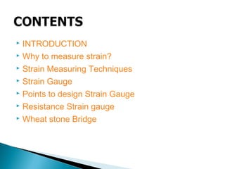 Strain measurement | PPT