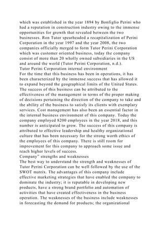 Final Strategic Plan (Company -Tutor Perini)Create the F.docx