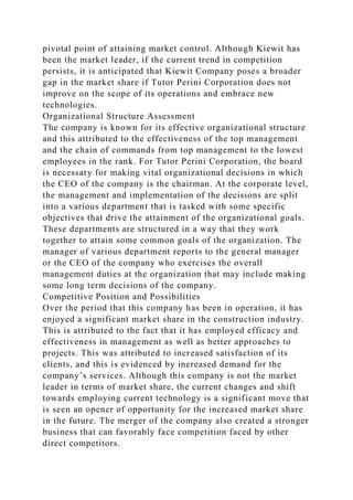 Final Strategic Plan (Company -Tutor Perini)Create the F.docx