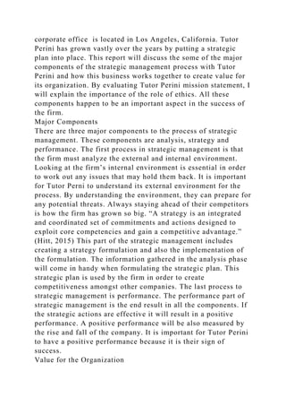 Final Strategic Plan (Company -Tutor Perini)Create the F.docx