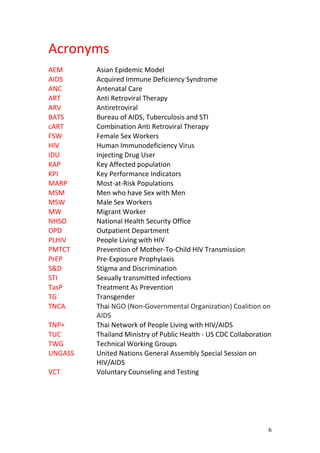 Thailand's strategic use of ARV meeting report | PDF